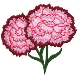 Carnation Embroidery Design | AnnTheGran.com