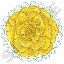 Marigold Embroidery Design | AnnTheGran.com