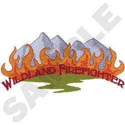 Wildland Firefighter Embroidery Design | AnnTheGran.com