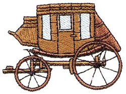 Stagecoach Embroidery Design | AnnTheGran.com