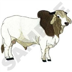 Brahman Bull Embroidery Design | AnnTheGran.com