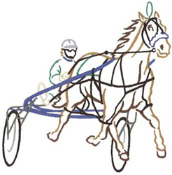 Sulky Racer Outline Embroidery Design | AnnTheGran.com