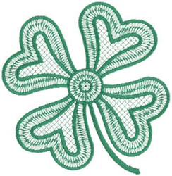 Four - Leaf Clover Embroidery Design | AnnTheGran.com