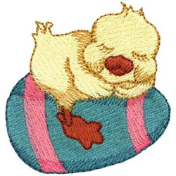 Easter Duck Embroidery Design | AnnTheGran.com
