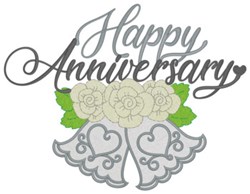 Happy Anniversary Embroidery Design | AnnTheGran.com