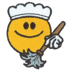 Smiley Maid Embroidery Design | AnnTheGran.com
