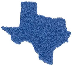 Texas State Embroidery Design | AnnTheGran.com