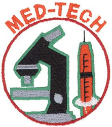 Med-tech Logo Embroidery Design | AnnTheGran.com