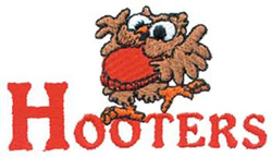 Hooters Mascot Embroidery Design | AnnTheGran.com