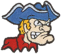 Patriot Head Embroidery Design | AnnTheGran.com