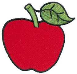 Apple Embroidery Design | AnnTheGran.com