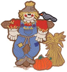 Scarecrow Embroidery Design | AnnTheGran.com