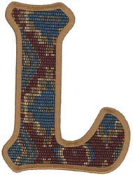 Applique Letter L Embroidery Design | AnnTheGran.com