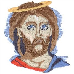 Jesus Head Embroidery Design | AnnTheGran.com