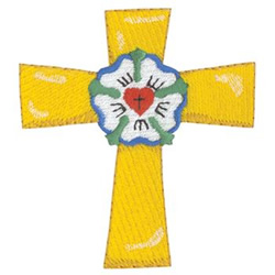 Lutheran Cross Embroidery Design | AnnTheGran.com