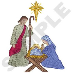 Nativity Embroidery Design | AnnTheGran.com