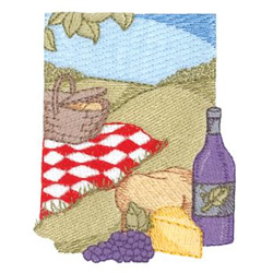 Picnic Embroidery Design | AnnTheGran.com