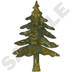 Evergreen Applique Embroidery Design | AnnTheGran.com