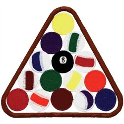 Pool Balls Embroidery Design | AnnTheGran.com