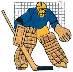 Goalie Embroidery Design | AnnTheGran.com