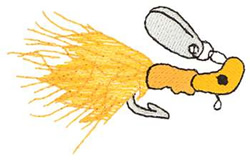 Walleye Jig Embroidery Design | AnnTheGran.com