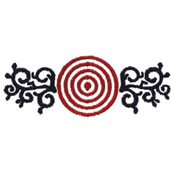 Bullseye Target Embroidery Design | AnnTheGran.com