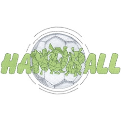 Handball Embroidery Design | AnnTheGran.com