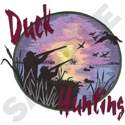Duck Hunting Embroidery Design | AnnTheGran.com
