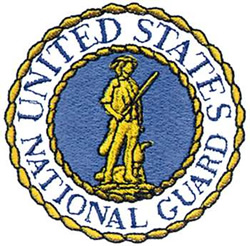 National Guard Embroidery Design | AnnTheGran.com