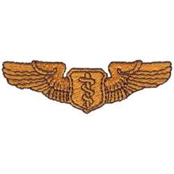 Flight Surgeon Badge Embroidery Design | AnnTheGran.com