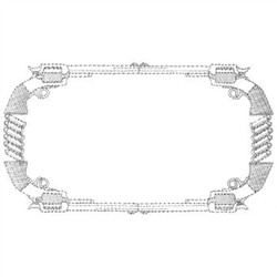 Large Gun Border Embroidery Design | AnnTheGran.com