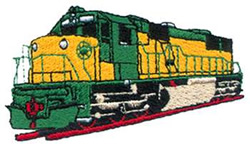 Train Embroidery Design | AnnTheGran.com
