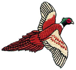 Pheasant Embroidery Design | AnnTheGran.com