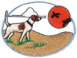 Hunting Dog Scene Embroidery Design | AnnTheGran.com