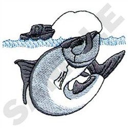 Tarpon Embroidery Design | AnnTheGran.com
