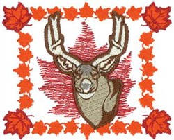 Mule Deer Embroidery Design | AnnTheGran.com