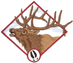Elk Embroidery Design | AnnTheGran.com