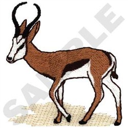 Springbok Embroidery Design | AnnTheGran.com