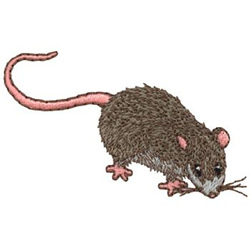 Rat Embroidery Design | AnnTheGran.com