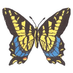 Swallowtail Embroidery Design | AnnTheGran.com