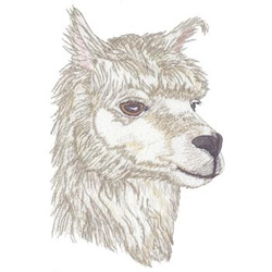 Alpaca Embroidery Design | AnnTheGran.com