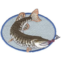 Musky Embroidery Design | AnnTheGran.com
