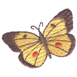 Alfalfa Butterfly Embroidery Design | AnnTheGran.com