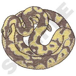 Carpet Python Embroidery Design | AnnTheGran.com