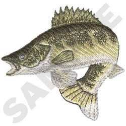 Walleye Embroidery Design | AnnTheGran.com