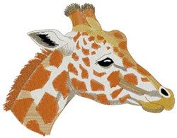 Giraffe Head Embroidery Design | AnnTheGran.com