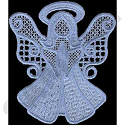 Lace Angel Embroidery Design | AnnTheGran.com