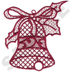 Lace Bell Embroidery Design | AnnTheGran.com