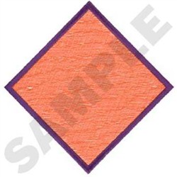 Diamond Shape Embroidery Design | AnnTheGran.com