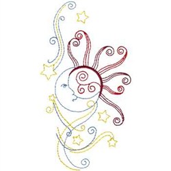 Celestial Embroidery Design | AnnTheGran.com